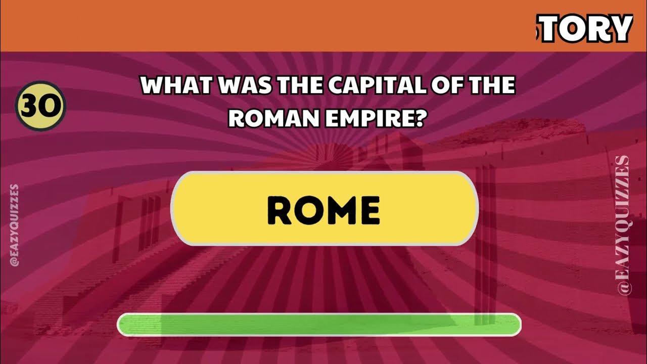 Ancient Civilizations Trivia - Quiz - YouTube