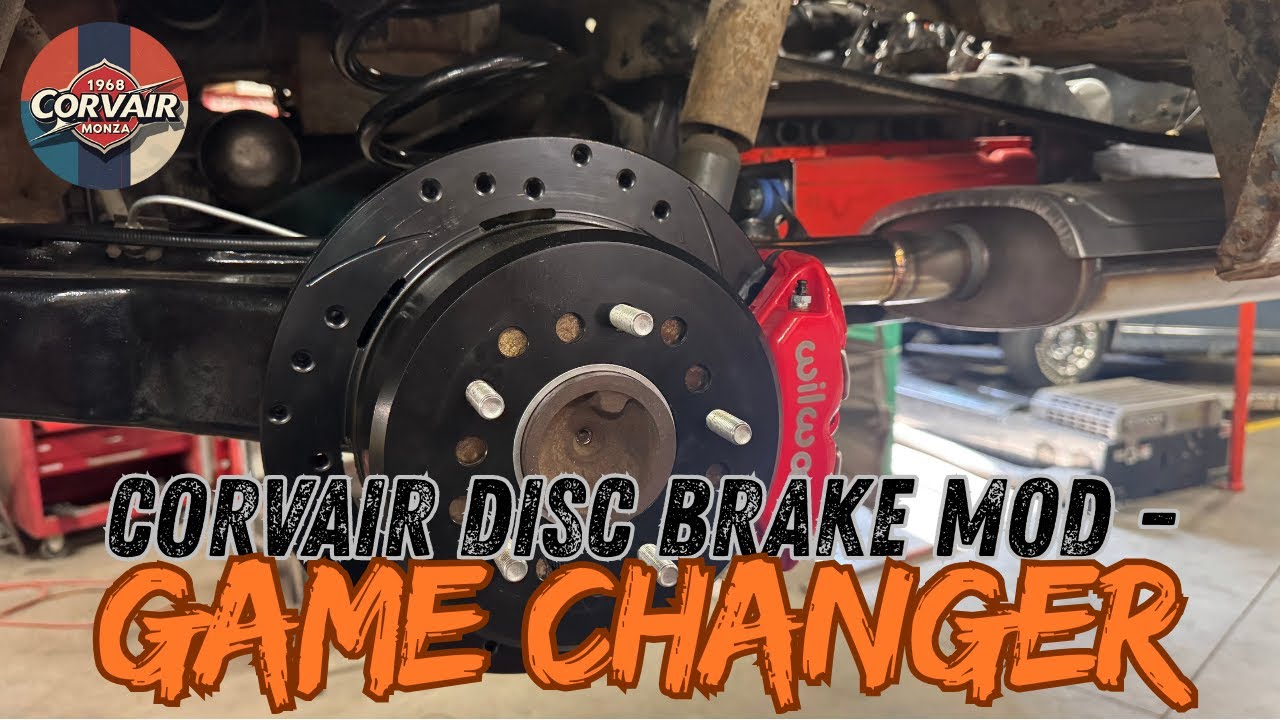 Corvair Disc Brake Swap #corvair #discbrake #carmodification - YouTube