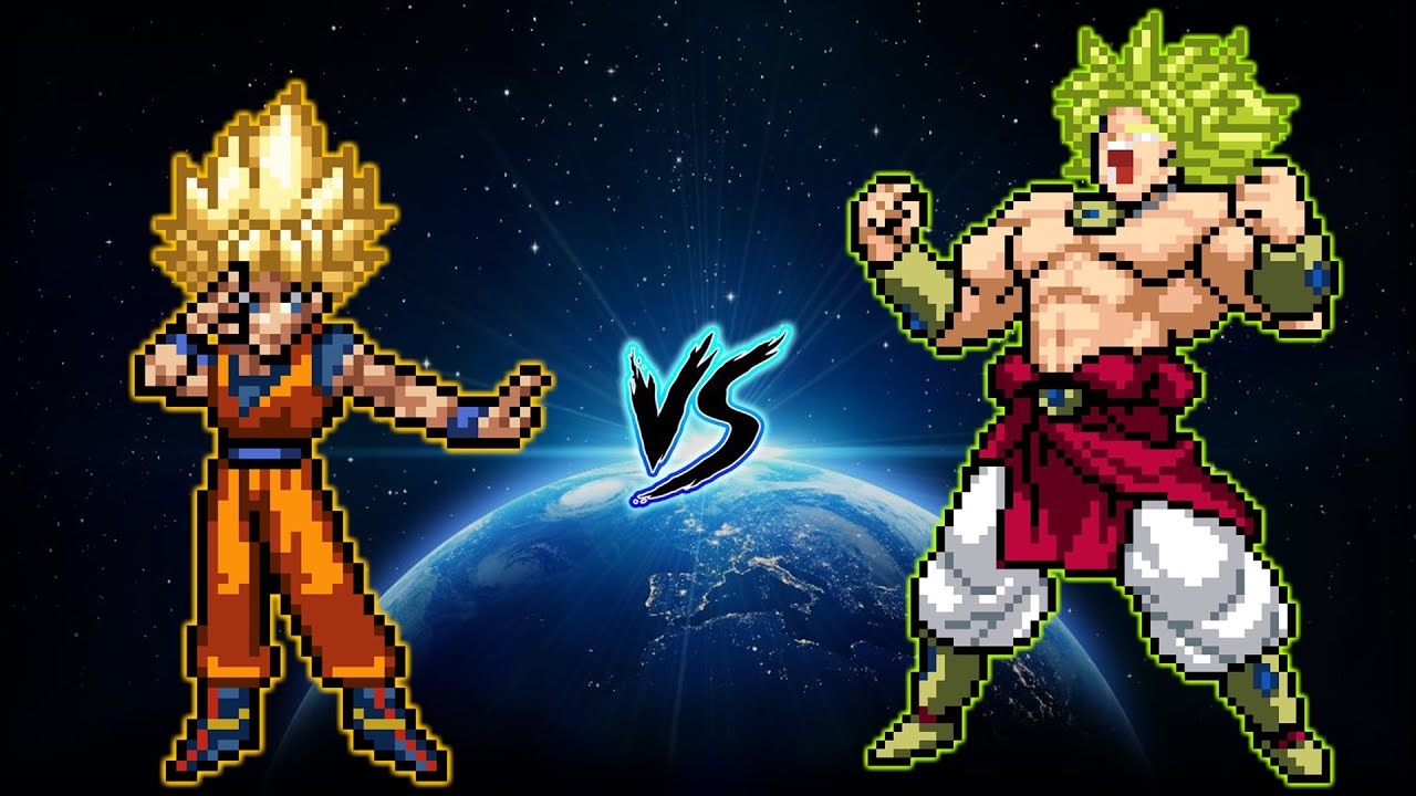 CANON GOKU DBZ OP VS LEGENDARY LSSJ BROLY - YouTube