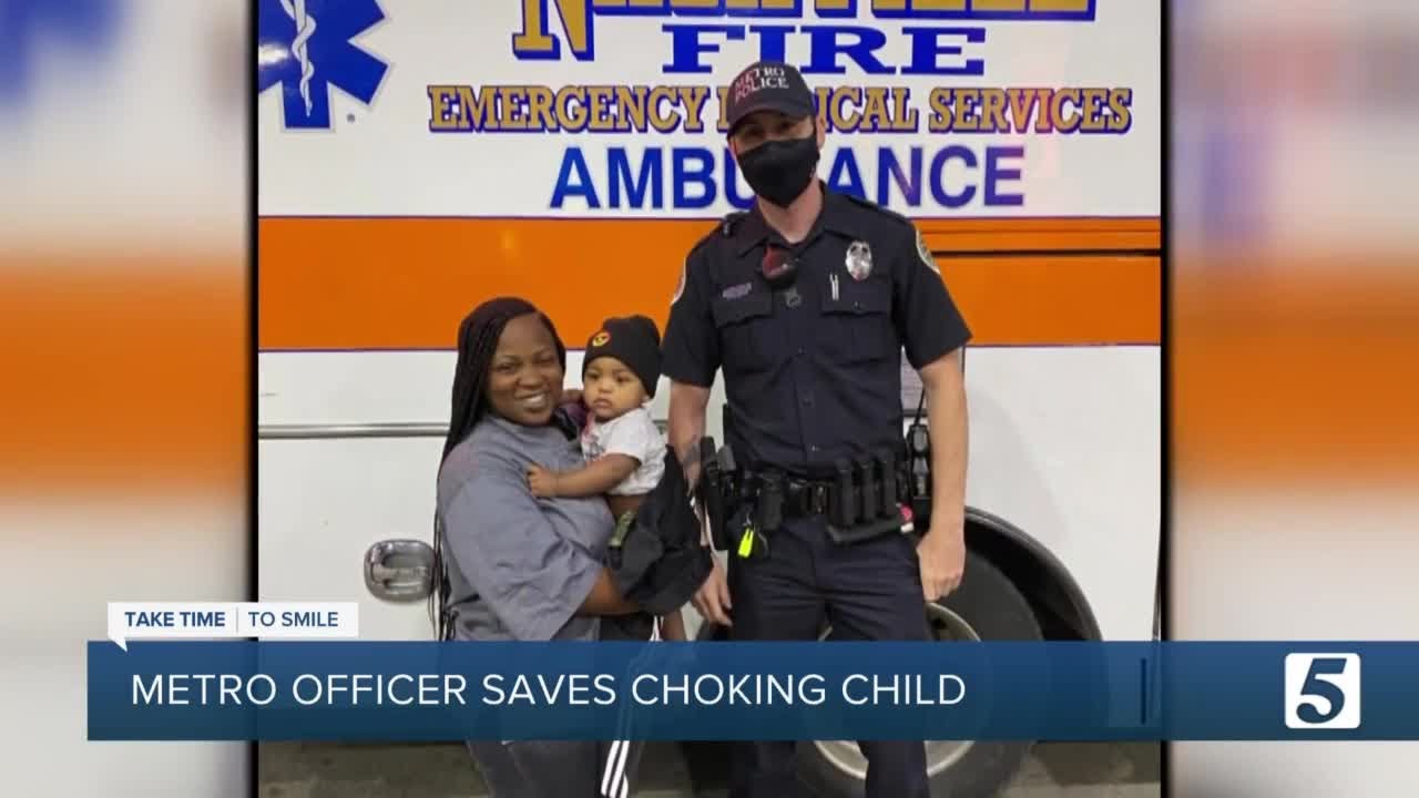 Metro Nashville Police officer helps saves baby boy who was choking ...