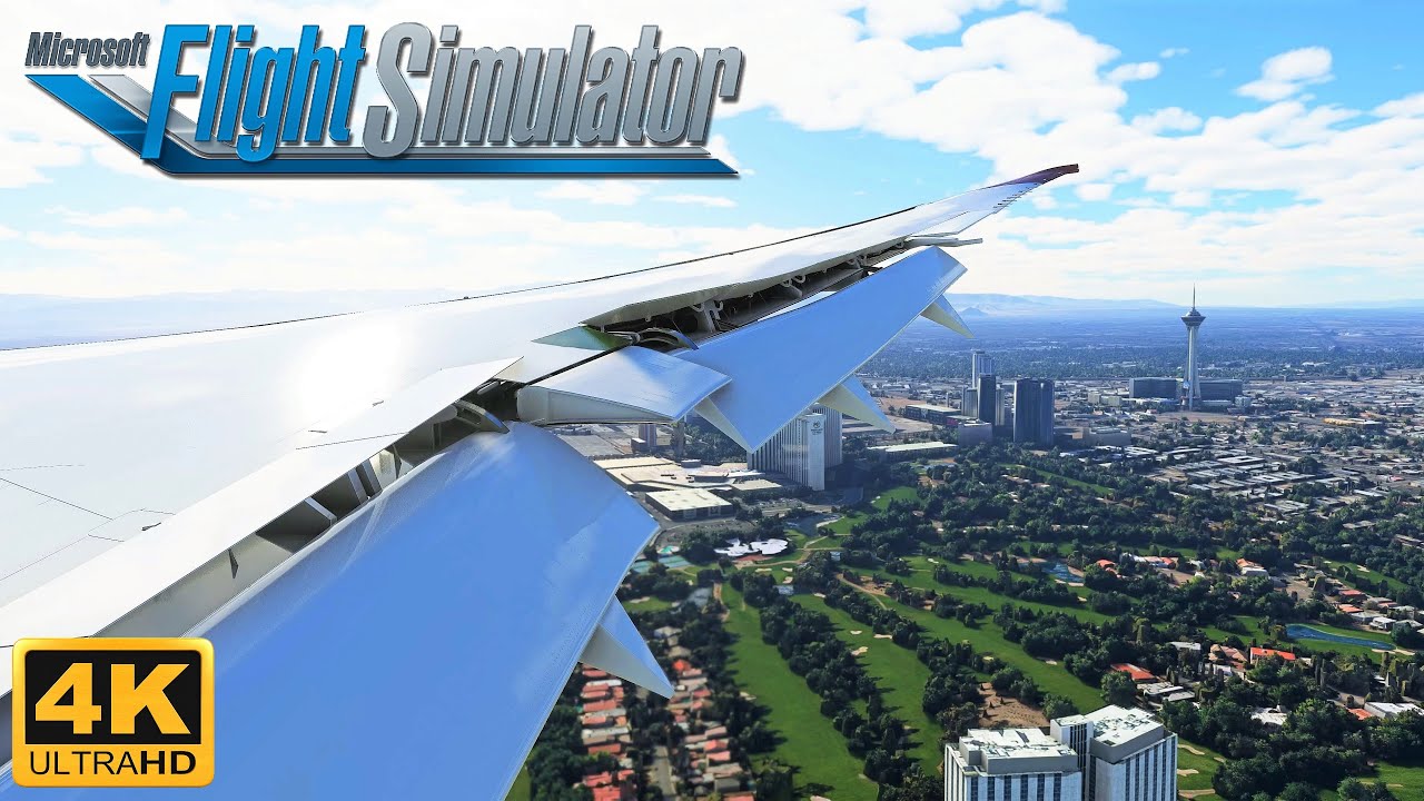 Microsoft Flight Simulator 2020 - MAX Graphics | 787-10 Landing in Las ...