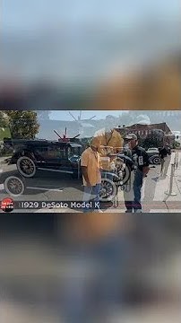 Revving Up in Style: Exploring the 1929 DeSoto Model K Sedan - YouTube