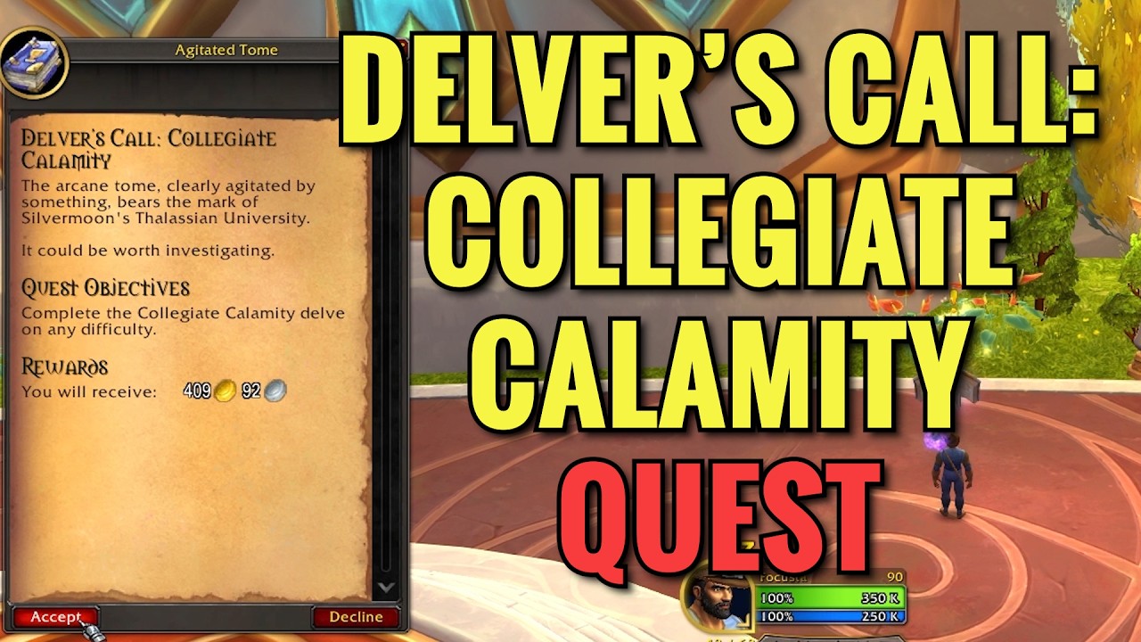 Delver's Call: Collegiate Calamity Quest (WoW Midnight) - YouTube