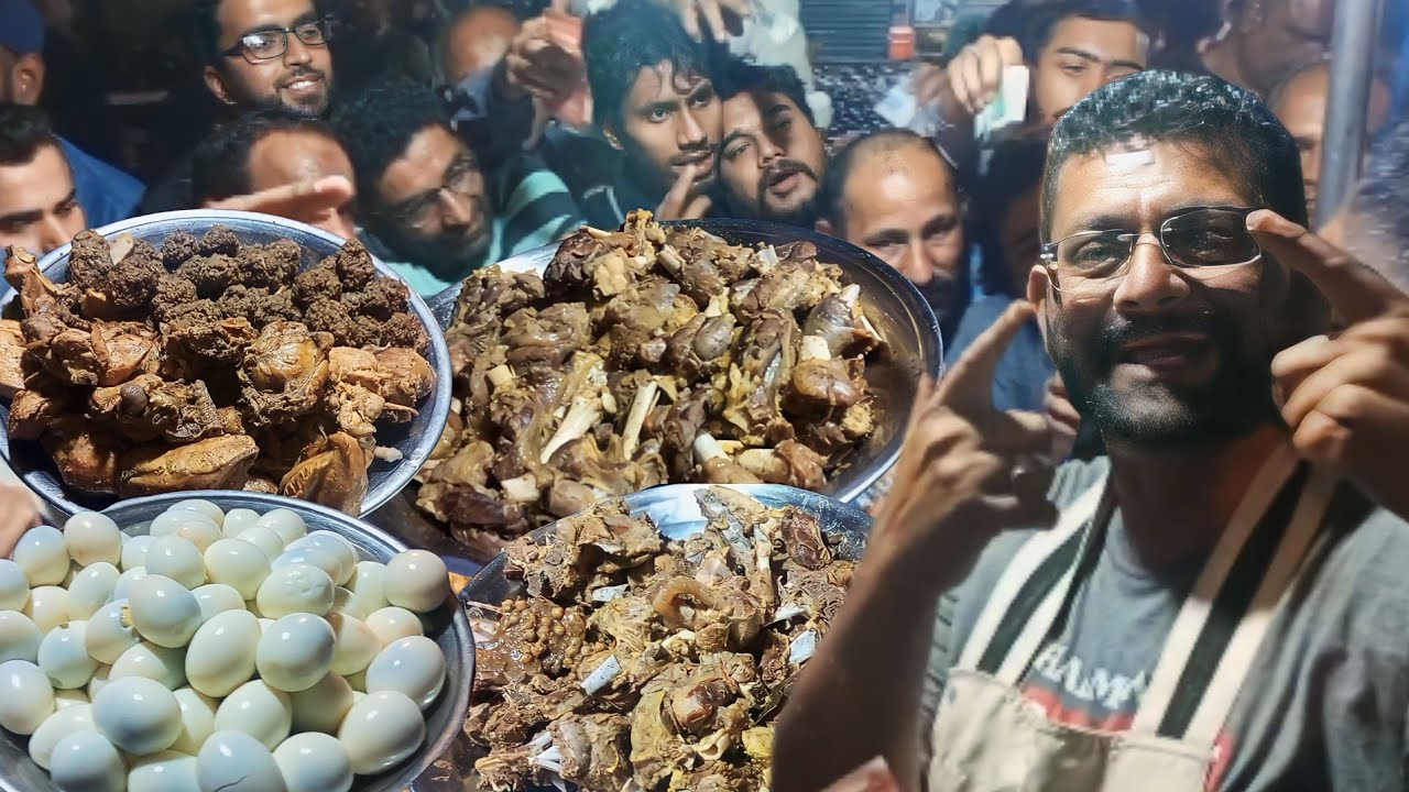 Lahori Breakfast | Saleem Butt Mutton Machli And Murg Chanay | Subha Ka ...
