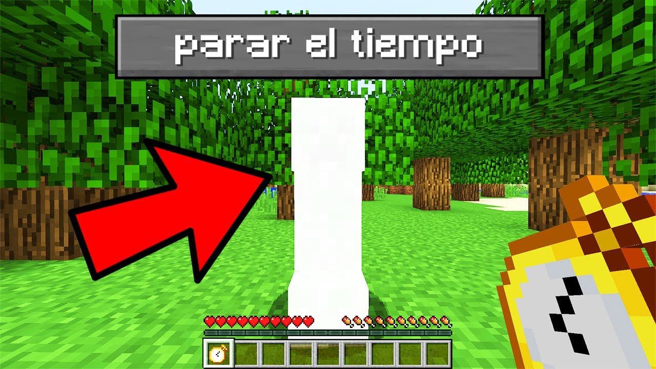 PARÉ EL TIEMPO EN MINECRAFT y esto es lo que descubrí... ⌛️ - YouTube