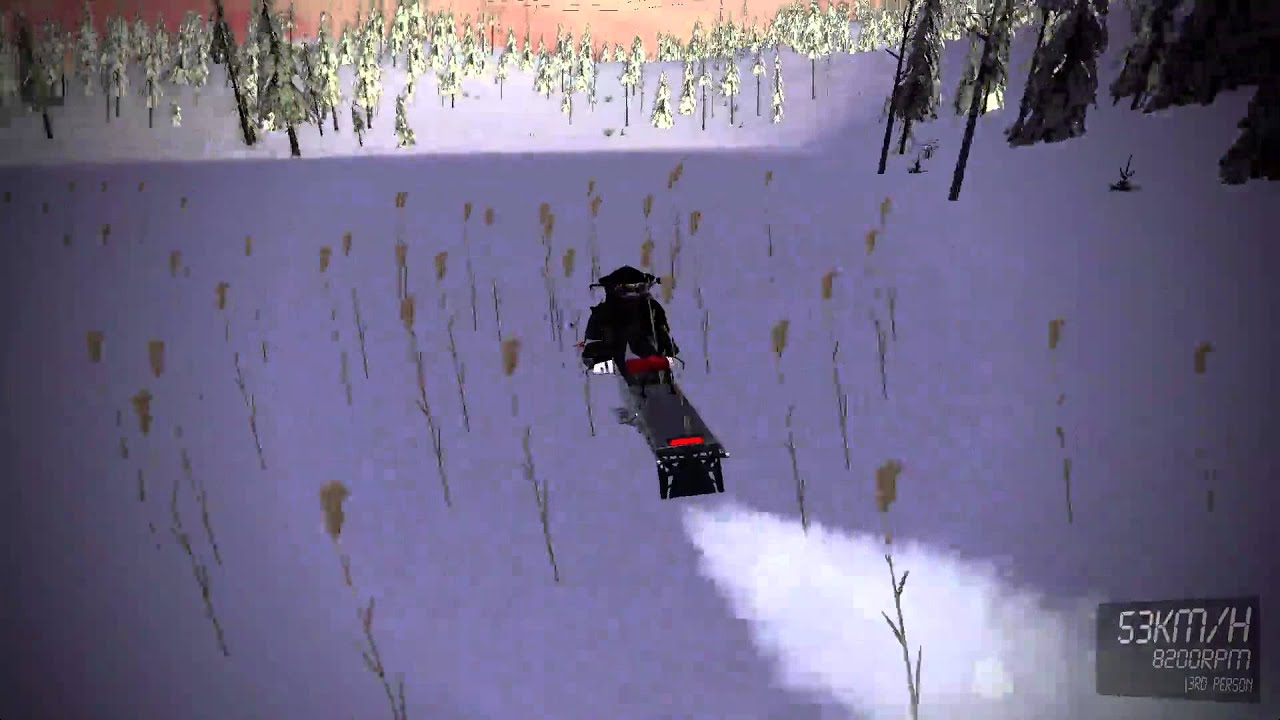 first time playing Sled Simulator - YouTube