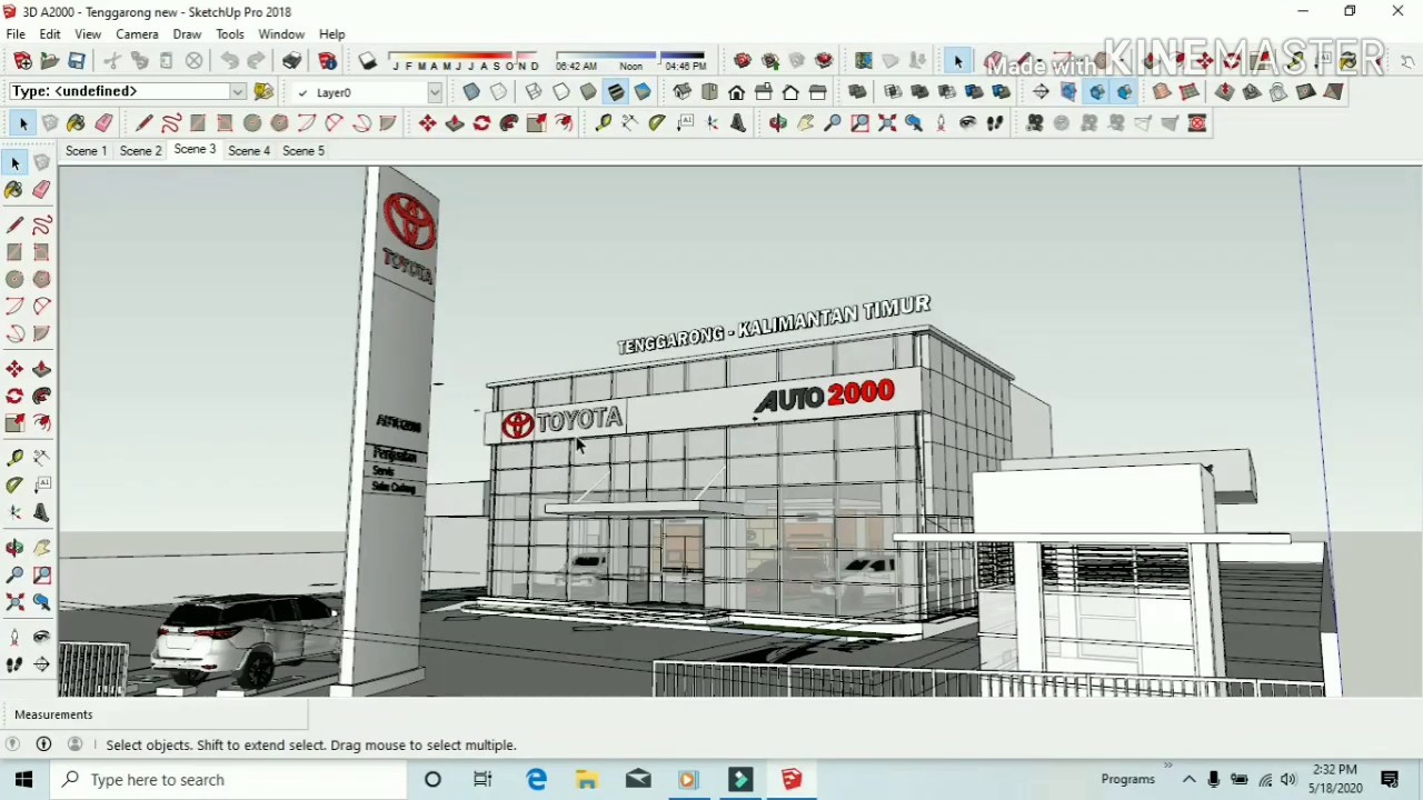Tutorial Sketchup !! Mengenal Fungsi Tools Pada Sketchup dan Cara ...
