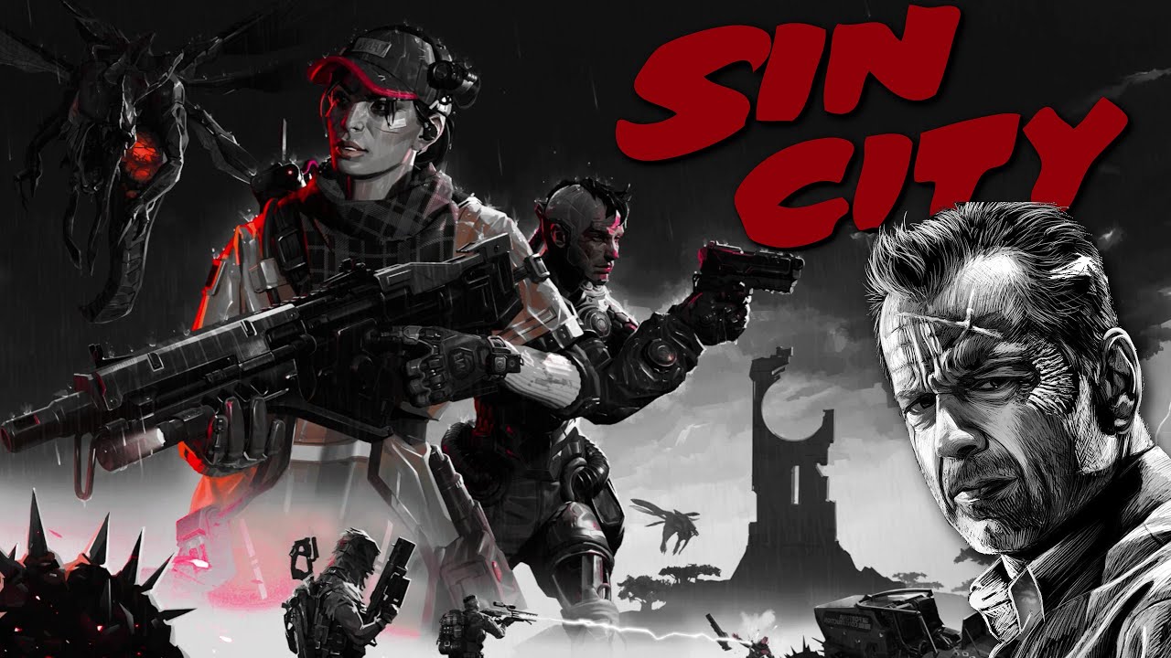 the Cycle Frontier Crecent Falls with a Cool Sin City Filter - YouTube