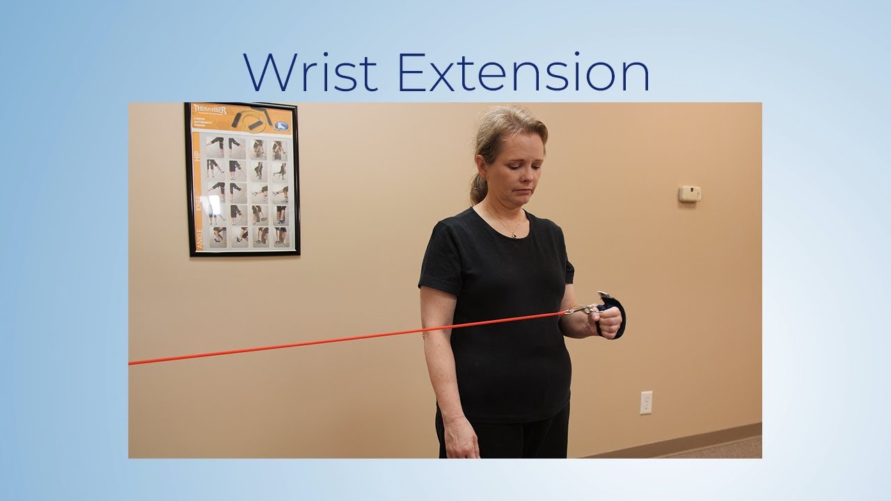 Wrist Rehab - Extension - YouTube