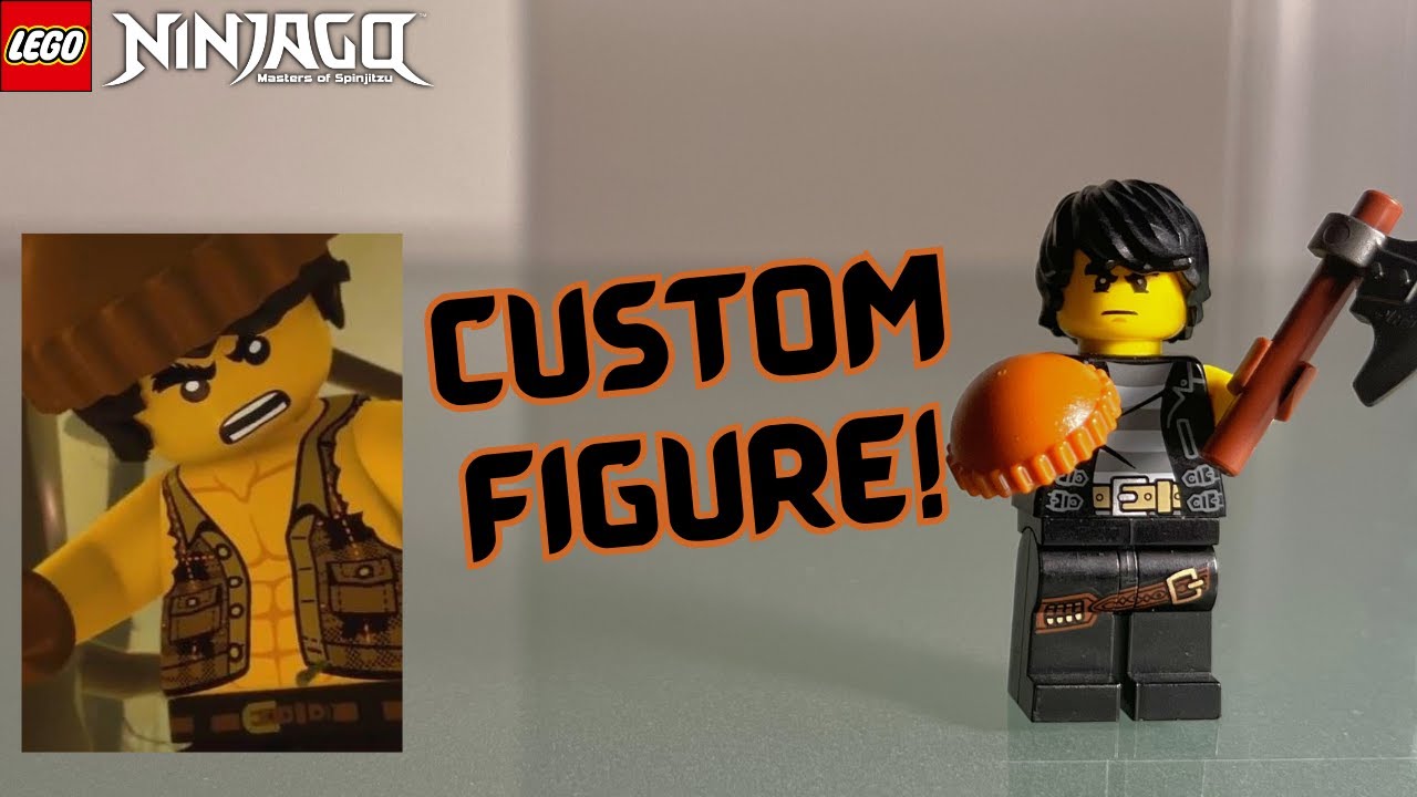 Ninjago Lumberjack Cole CUSTOM FIGURE! - YouTube