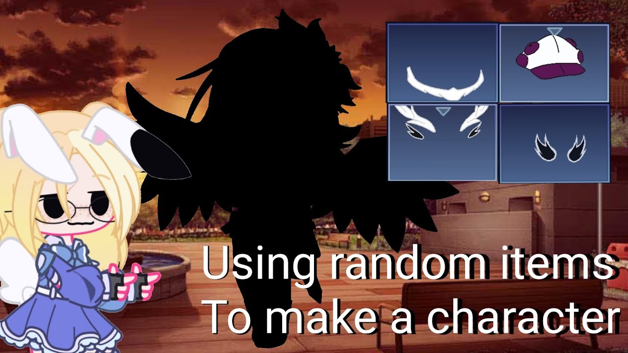 Using random items to make a character |¦| Gacha Club - YouTube