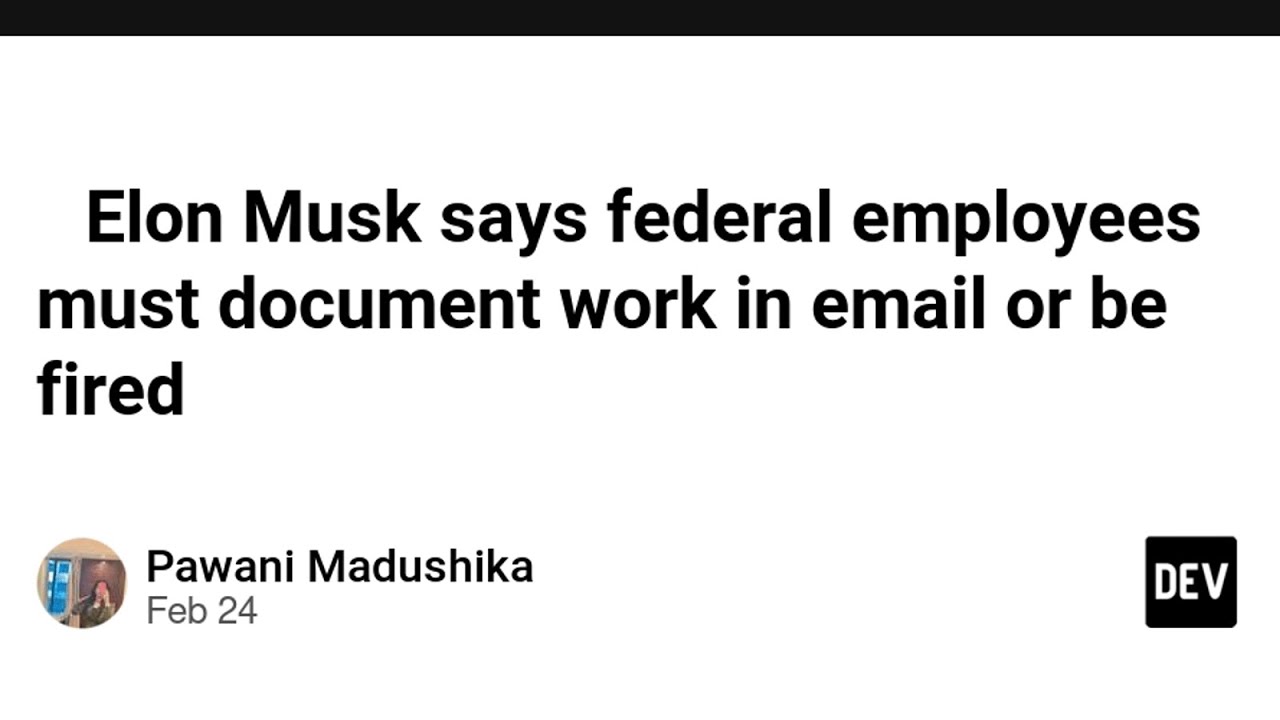 Elon Musk says, Justify Your Job Or Give Up Your Job. - YouTube