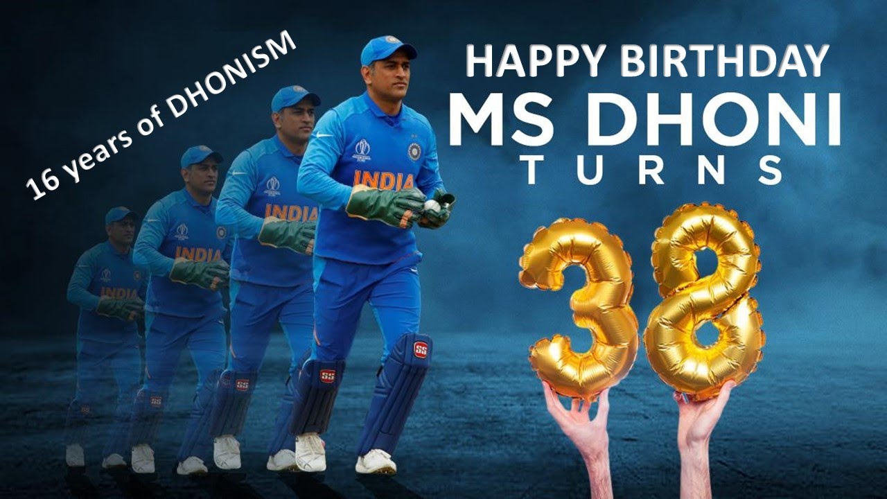 Happy Birthday MS Dhoni 2020 || 38th birthday MSD || happy Birthday MSD ...