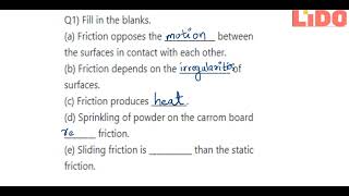 Friction Causes Heat