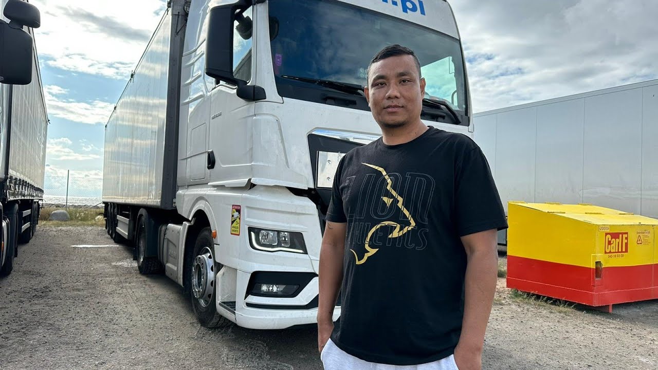 Nepali driver is sharing an experience of driving of Europe who came ...