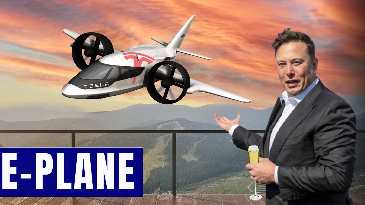 Elon Musk Revealed Tesla Electric Airplane - YouTube