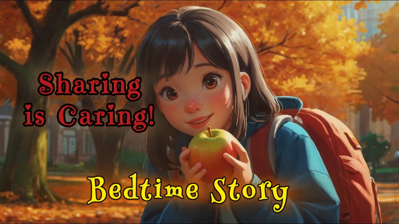Sharing is Caring 🍎 Calming Bedtime Story for Babies and Toddlers With ...