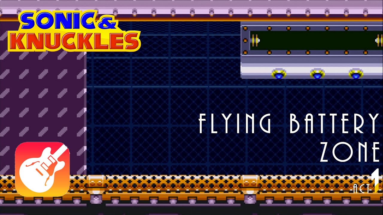 Flying Battery Zone Act 1 - Sonic 3 & Knuckles (GarageBand Cover) - YouTube
