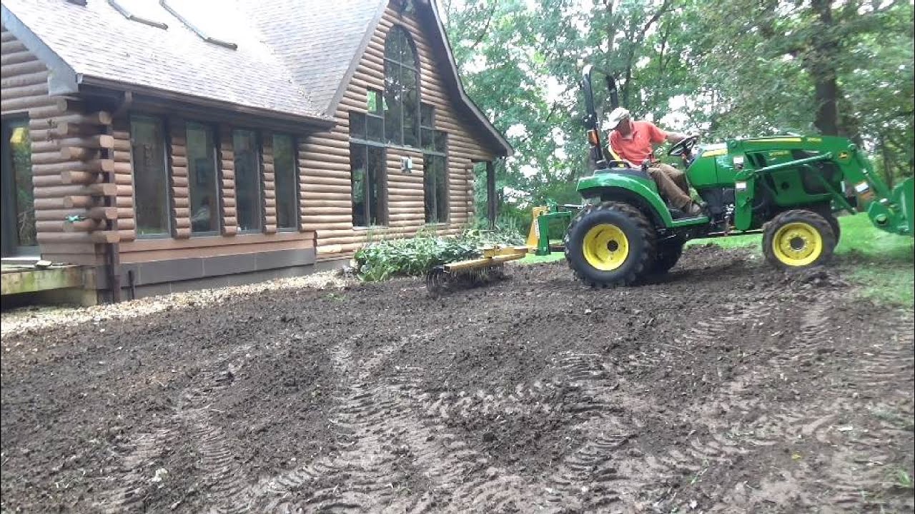 Tarter Farms Landscape Rake, Landscaping project / 110 - YouTube