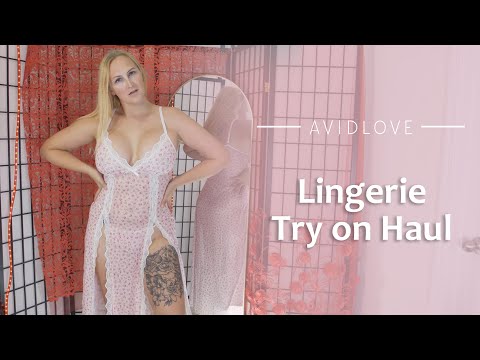 Lace Babydoll & Pajamas Sets Try on Haul | Avidlove ft.EILDTV