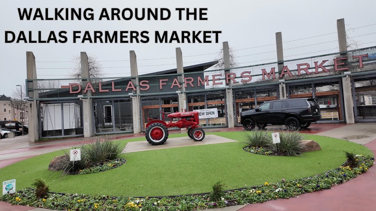 Walking Around Dallas Farmers Market [4K] - YouTube