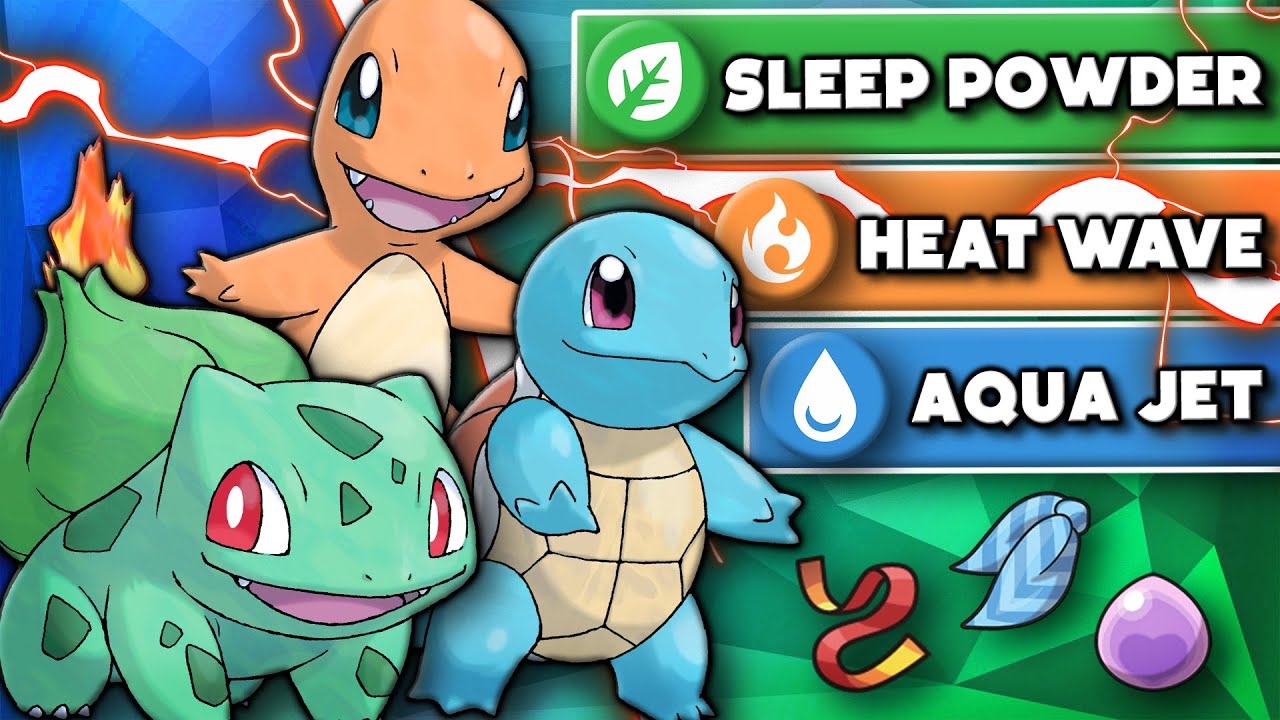 The Original Starters BULBASAUR, CHARMANDER & SQUIRTLE Are AMAZING in ...