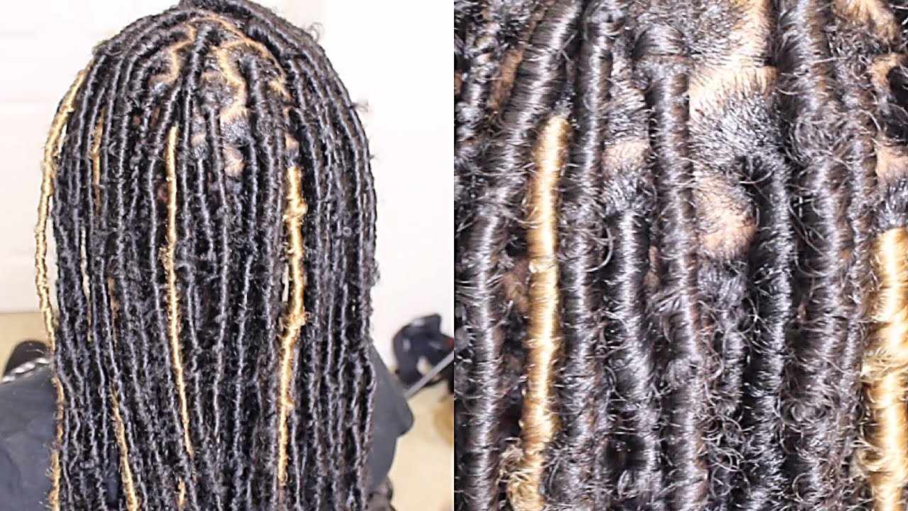 NO CROCHET 🙅🏽‍♀️How to do lower back BOHEMIAN SOFT LOCS / DISTRESSED ...