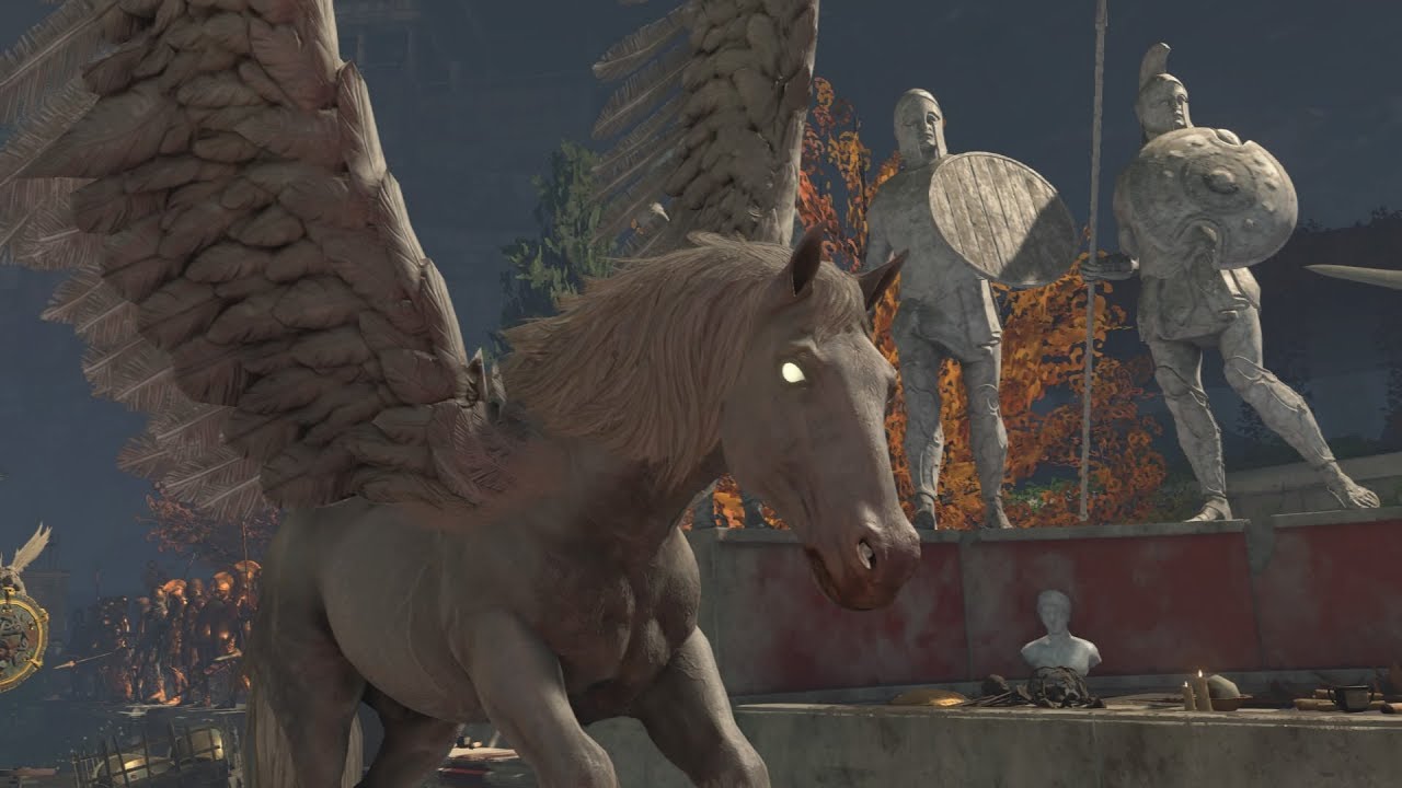 Black Ops 4 Zombies ANCIENT EVIL Flying Pegasus In-Game Cutscene (Black ...