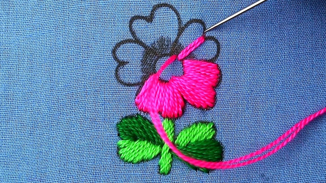 gorgeous flower embroidery designs but made with very easy flower ...