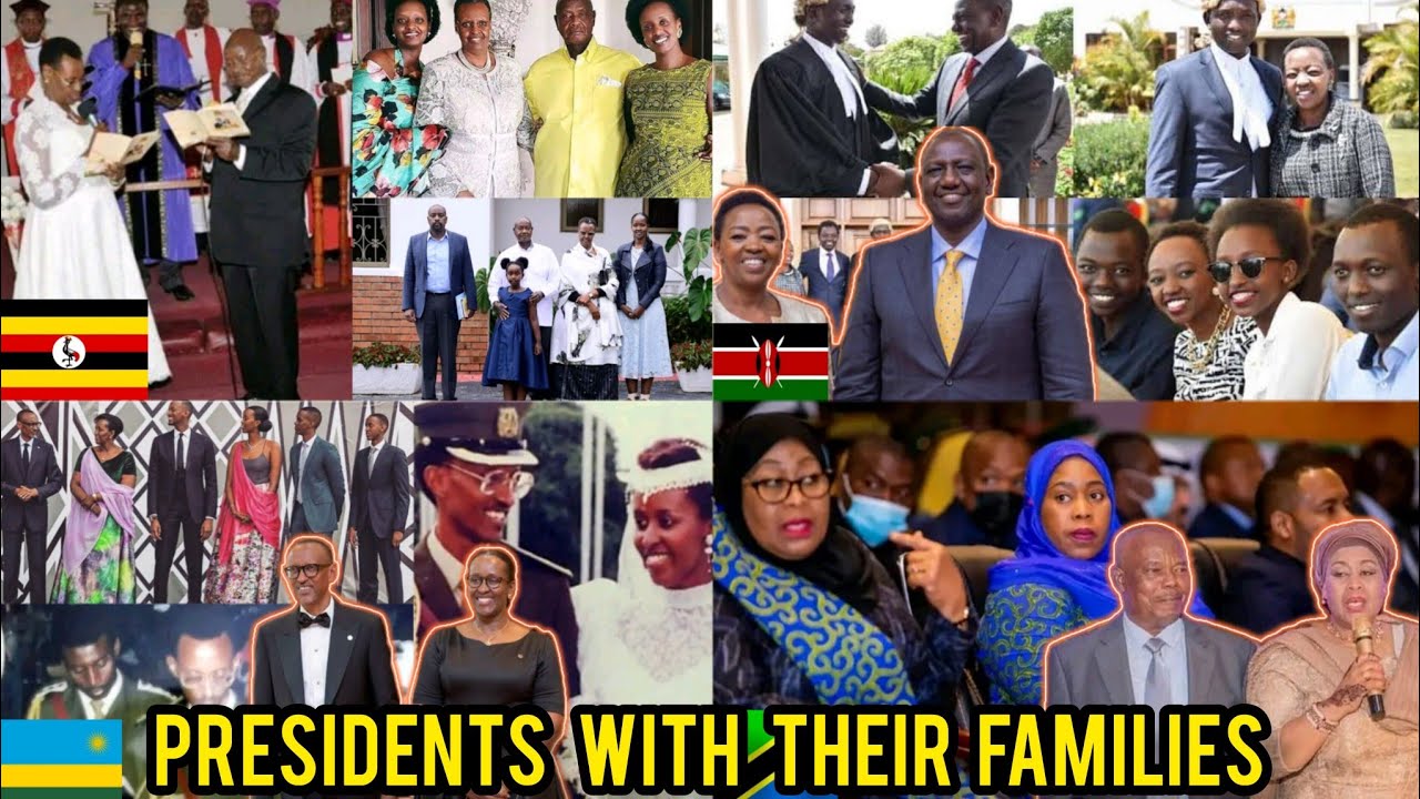 EAST AFRICAN PRESIDENTS WITH THEIR SPOUSES AND CHILDREN | Museveni,Ruto ...