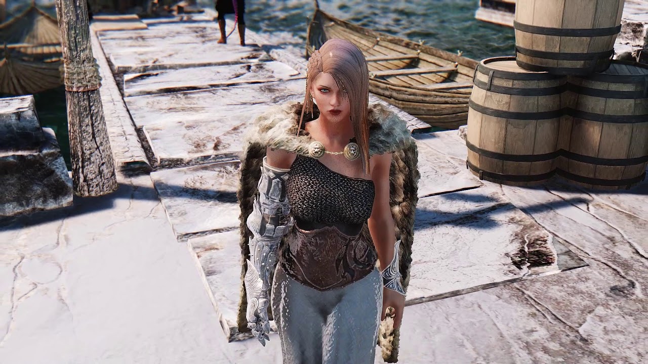 HDT BDO Hair in Skyrim - YouTube