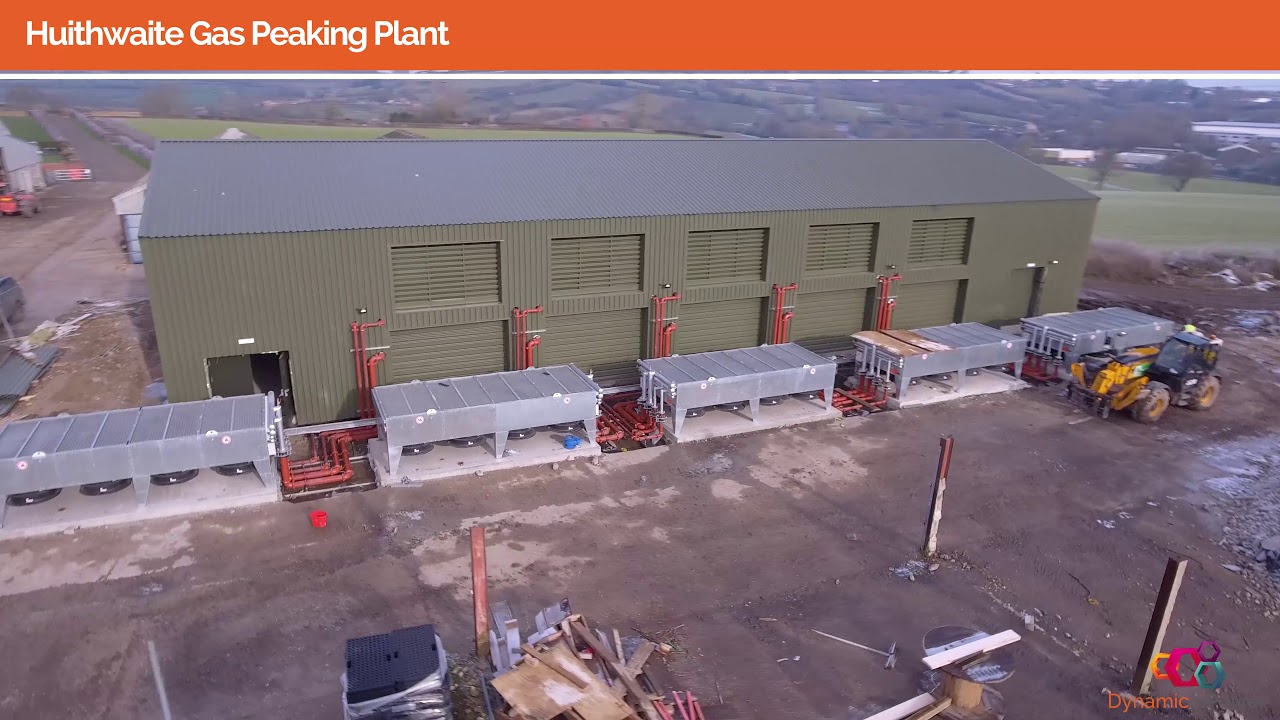 Gas Peaking Plant - 4K - YouTube