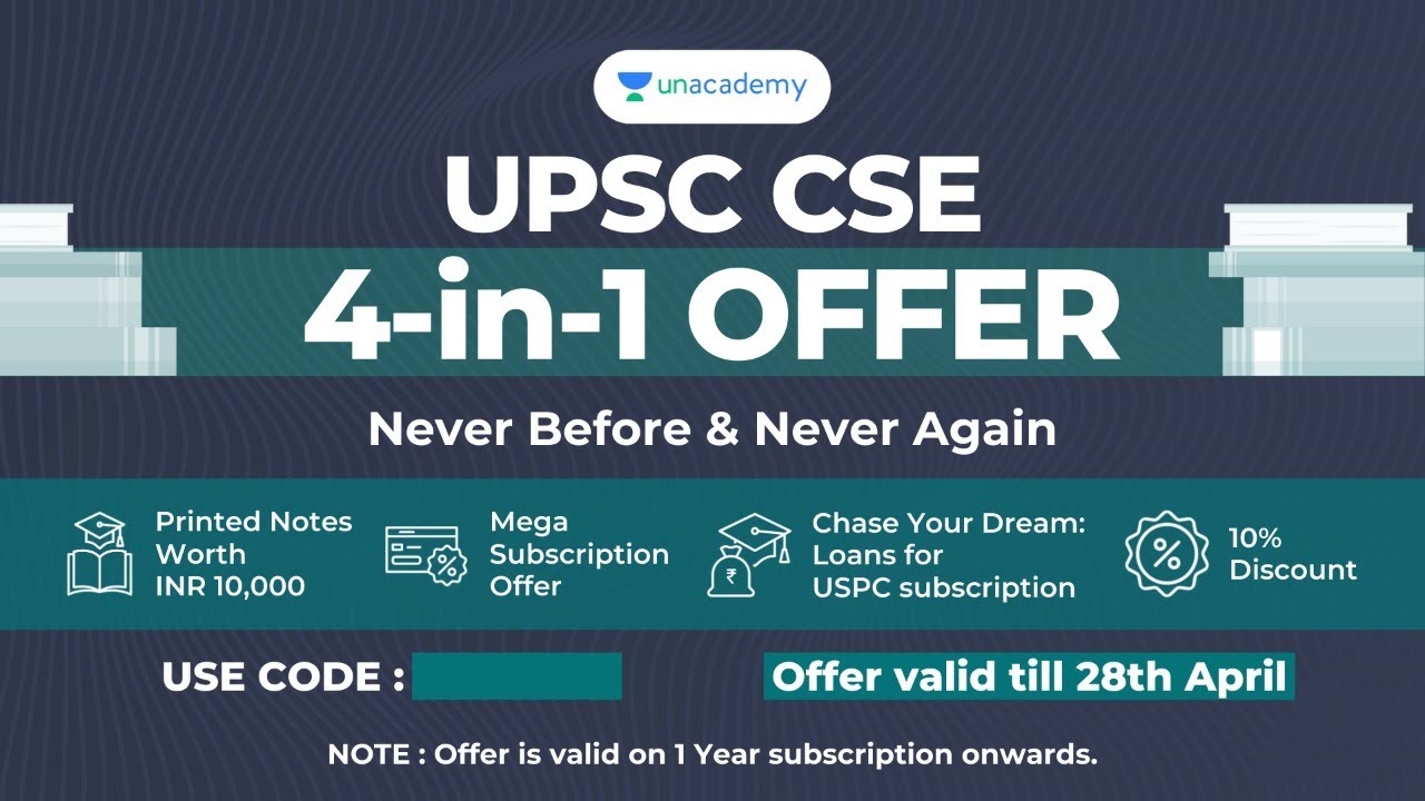 4 in 1 Offer ends within a day | Hurry up! | Crack UPSC CSE/IAS 2021 ...