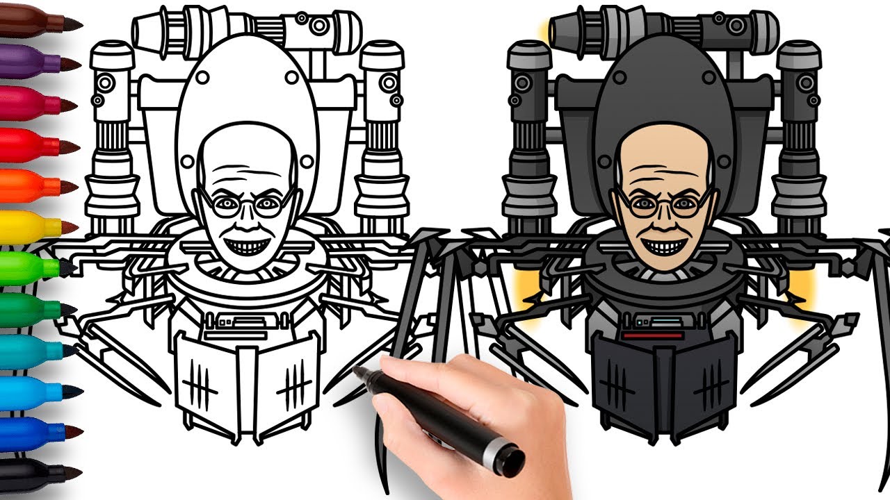 COMO DESENHAR o CHIEF SCIENTIST | Skibidi Toilet - fácil e rápido - YouTube