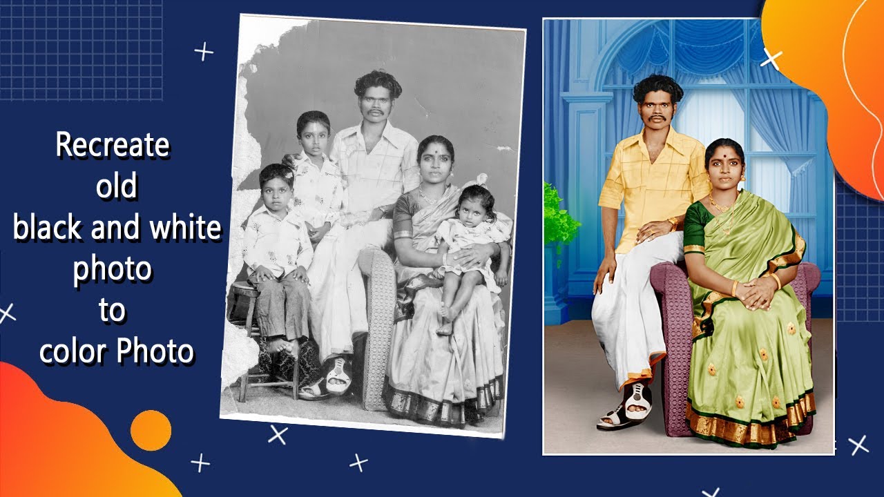 Old Family Photo Color