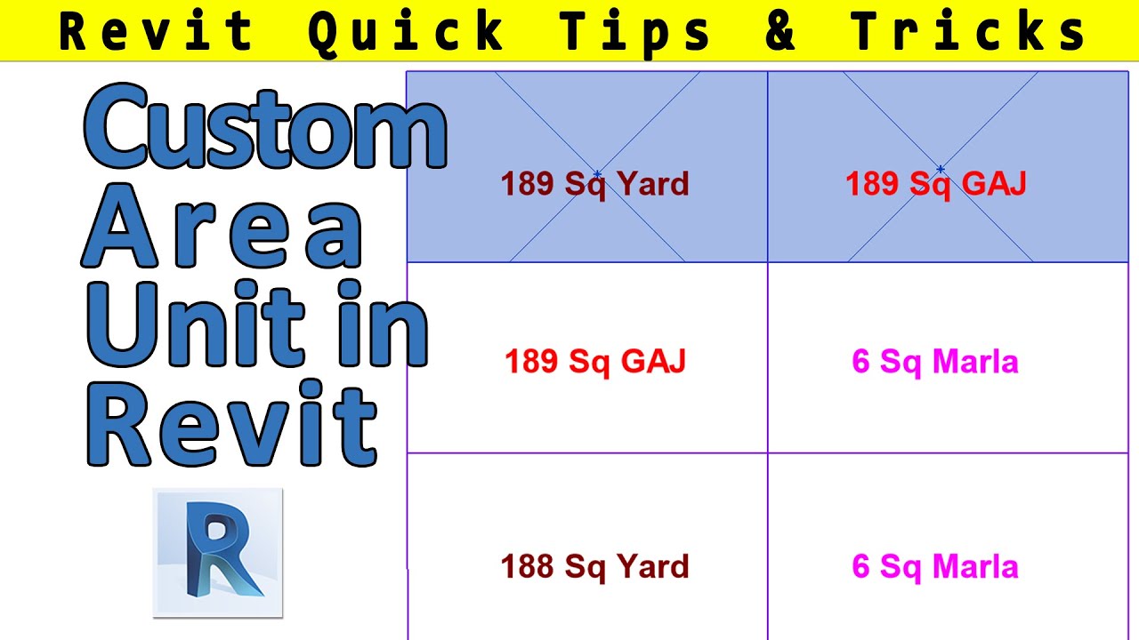 How To Make Custom Area Unit In Revit - YouTube