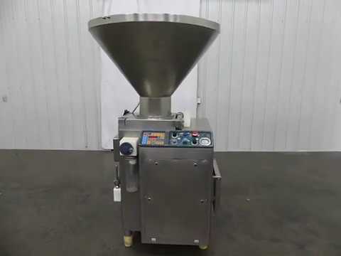 Risco Vane Cell Sausage Meat Stuffer Extruder - YouTube