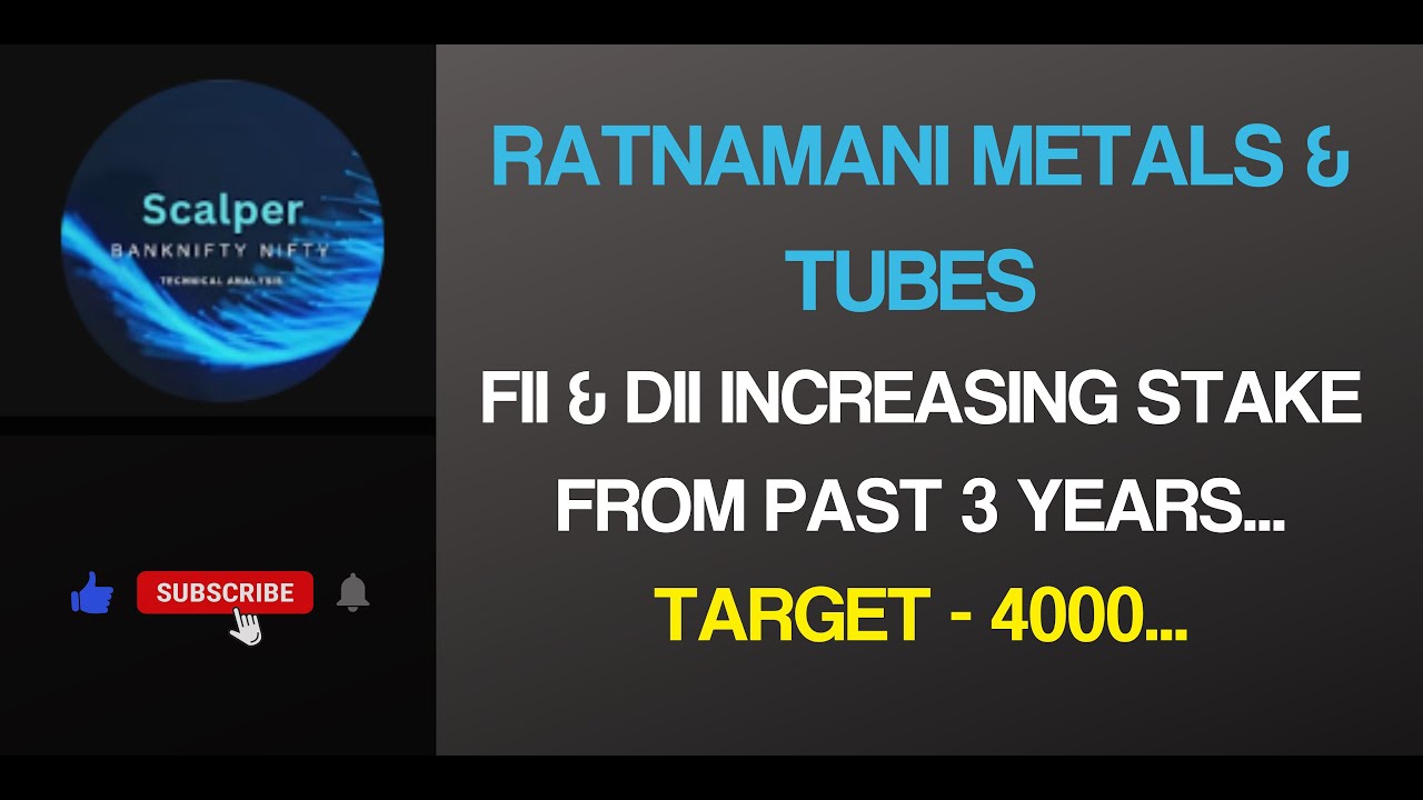 RATNAMANI METALS & TUBES FII & DII BUYING FROM PAST 3 YEARS - YouTube