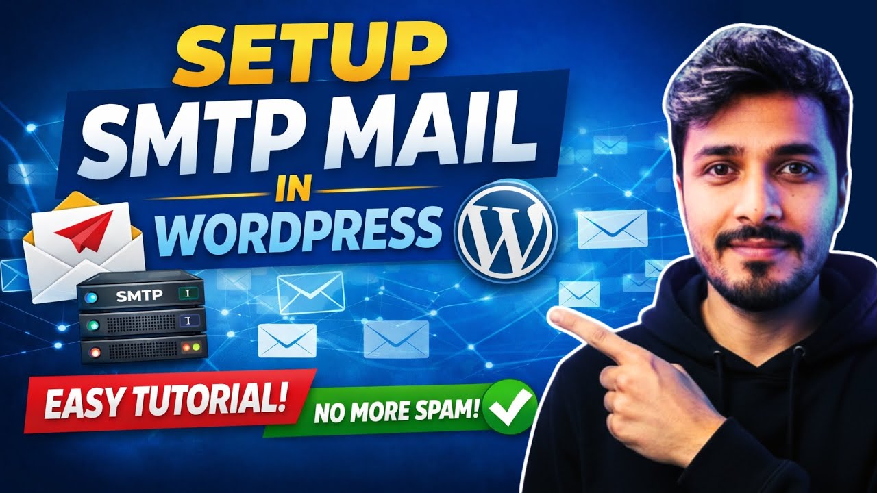 How to Setup SMTP Server in Wordpress | SMTP Server Setup Tutorial ...