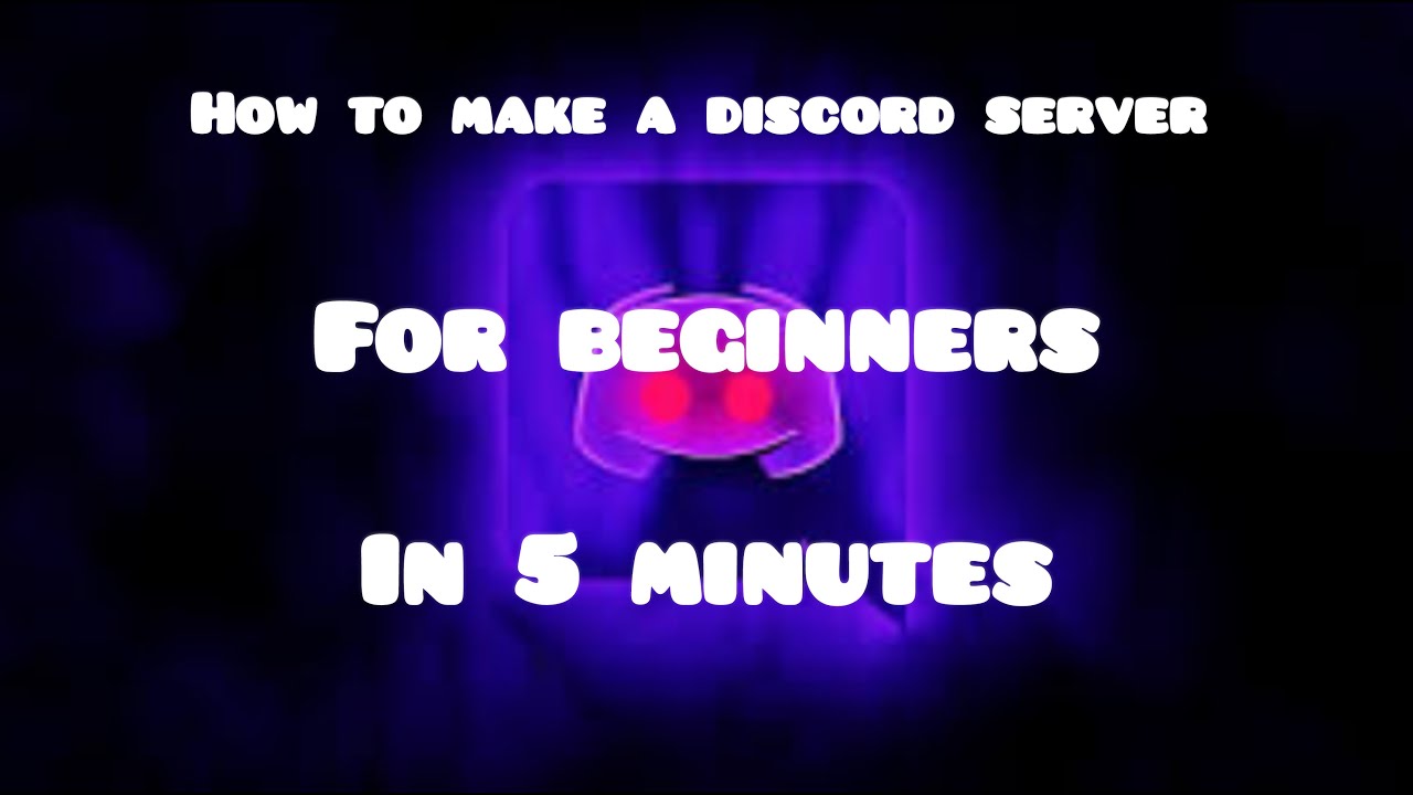 How to make discord server | tutorial | for beginners. - YouTube