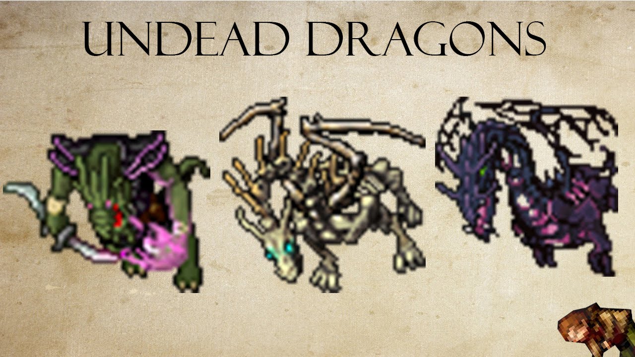 Tibia - Free Hunt : Undead Dragons - YouTube