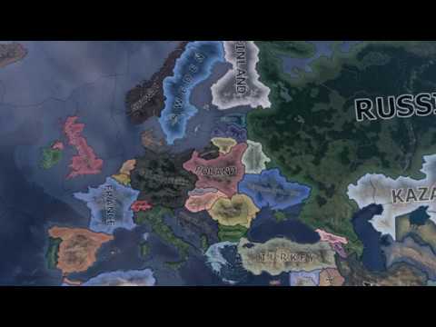 Hoi4 La Résistance Europe Timelapse BUT the Soviet Union is fragmented ...