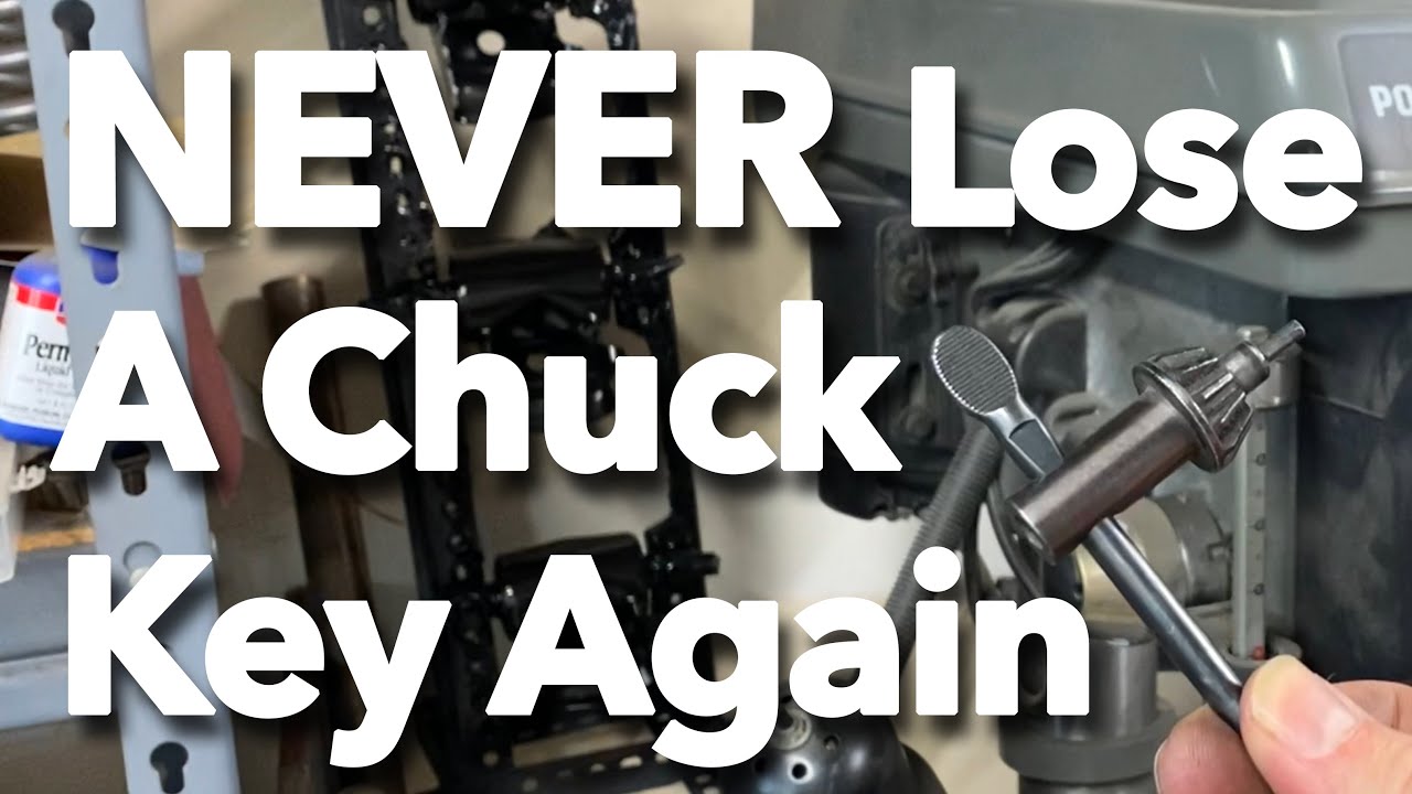 Simple Hack To Never Lose A Drill Press Chuck Key Again Youtube