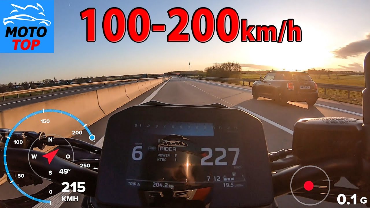 Kawasaki Z900 (2025) - 100-200km/h ACCELERATION - Gopro GPS and DRAGY ...
