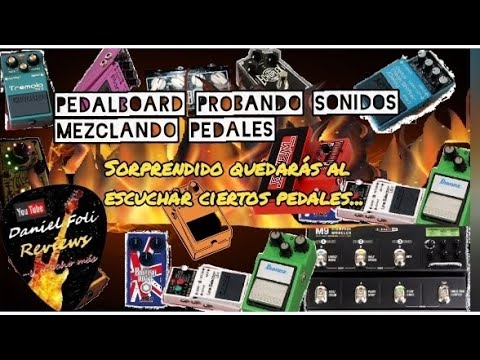 Pedalboard Line 6 M9, Ibanez Ts9, Mooer distortion, Raptor Booster ...