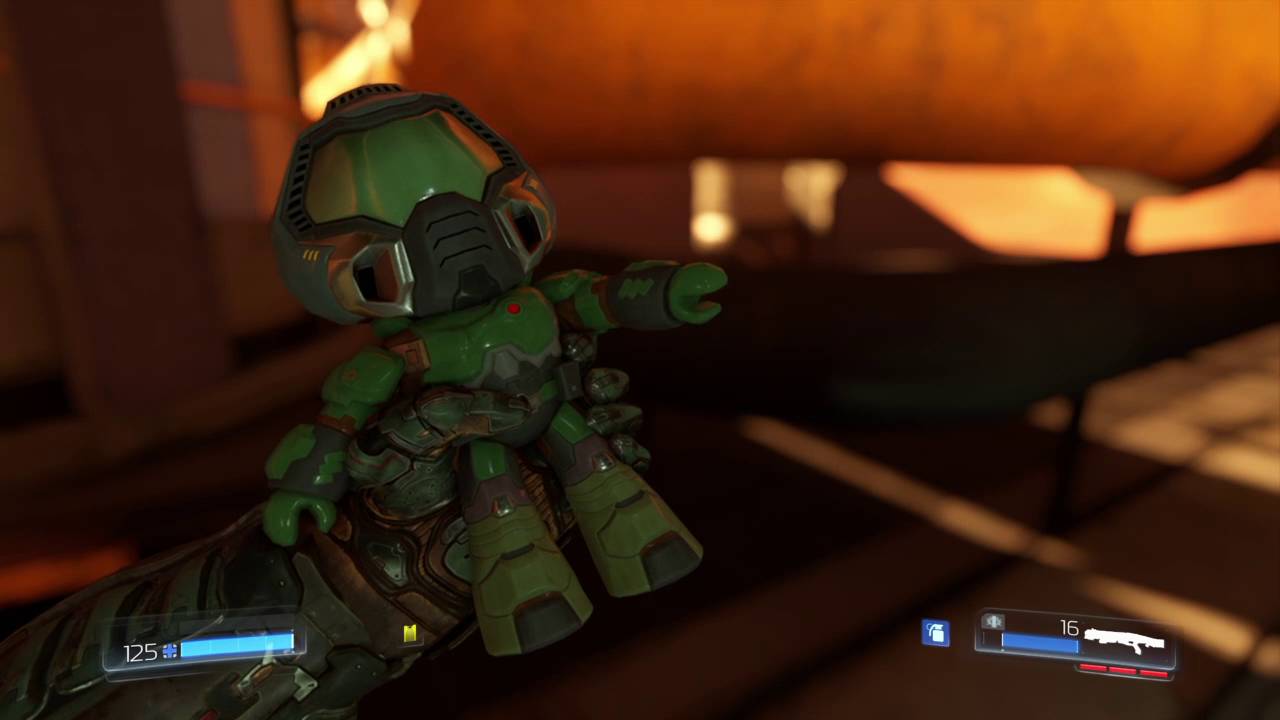 DOOM: Doomguy Fist-Bump - YouTube