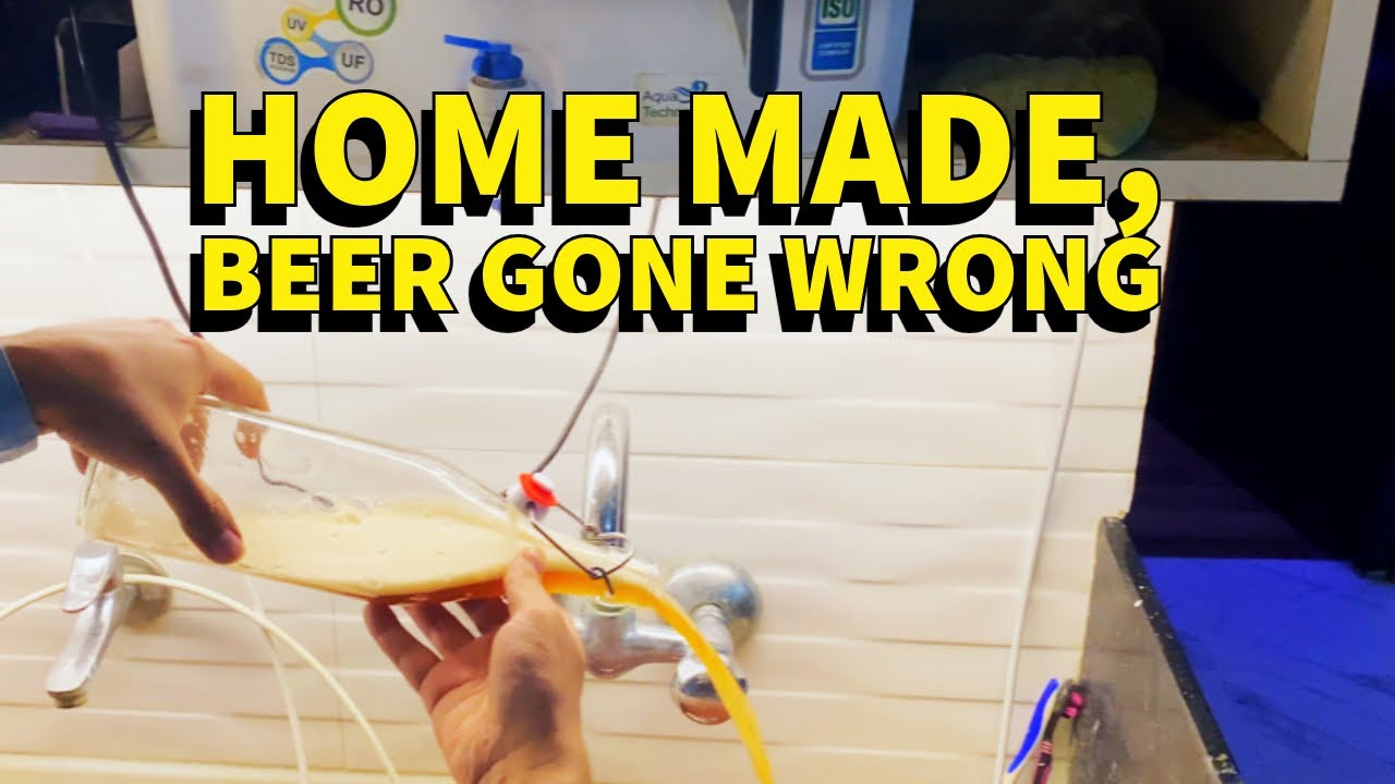 🍺 Homemade Beer Gone Wrong! 😱 | What Happened?! - YouTube