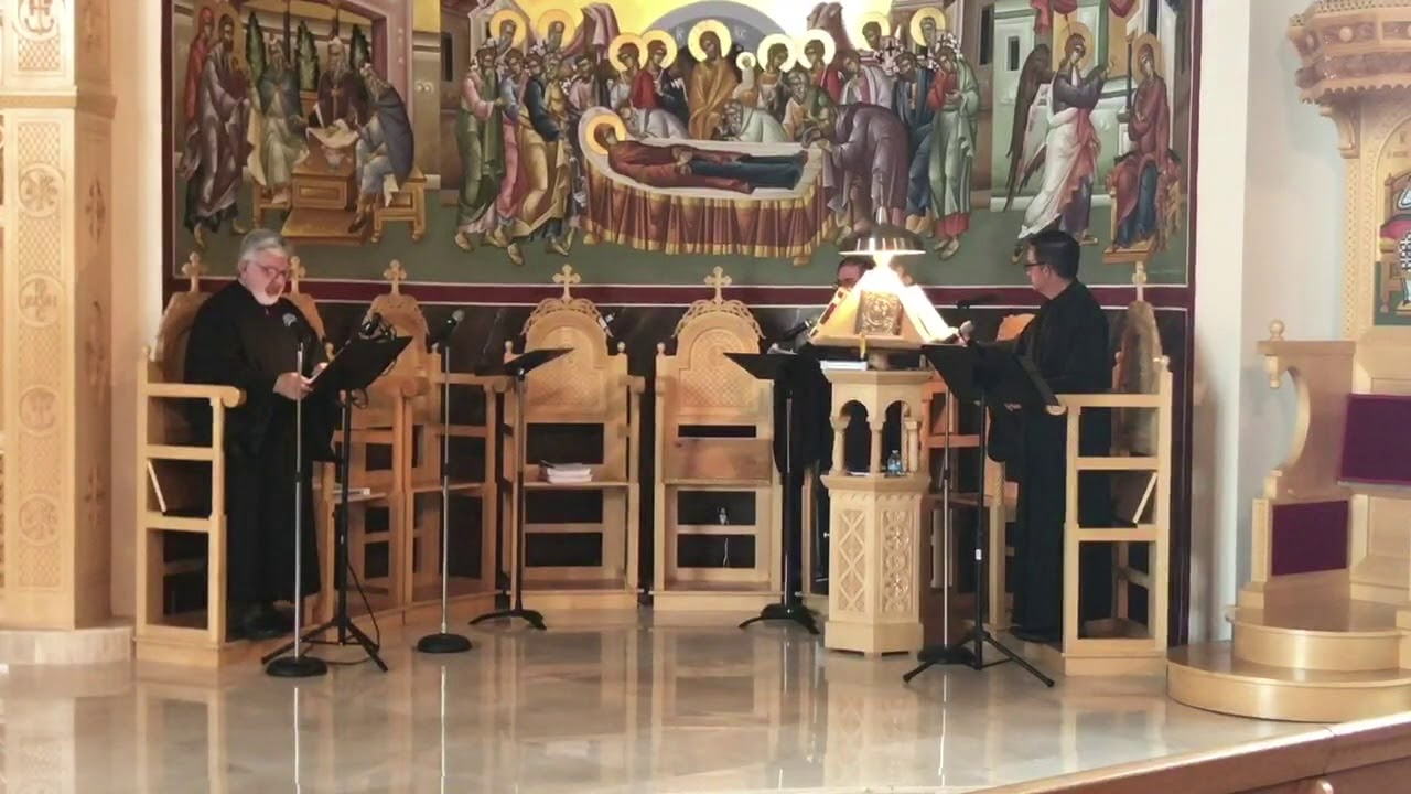 4-17-2020 Royal Hours, Holy Friday, St. Basil the Great Greek Orthodox ...
