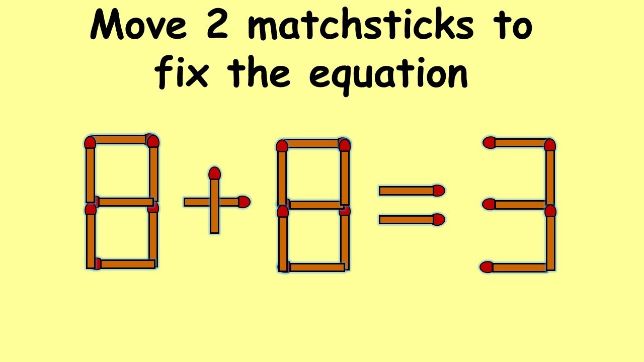 Challenge Yourself with These Challenging Match Stick Puzzles! #320 # ...