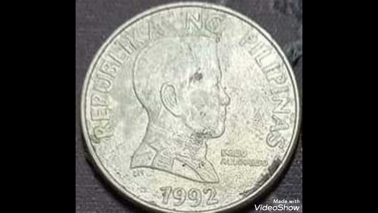 1992 Philippine 5 Piso coin Value And Price Rare YouTube